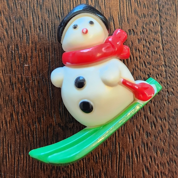 Avon | Accessories | Vintage Avon Snowman Pin | Poshmark